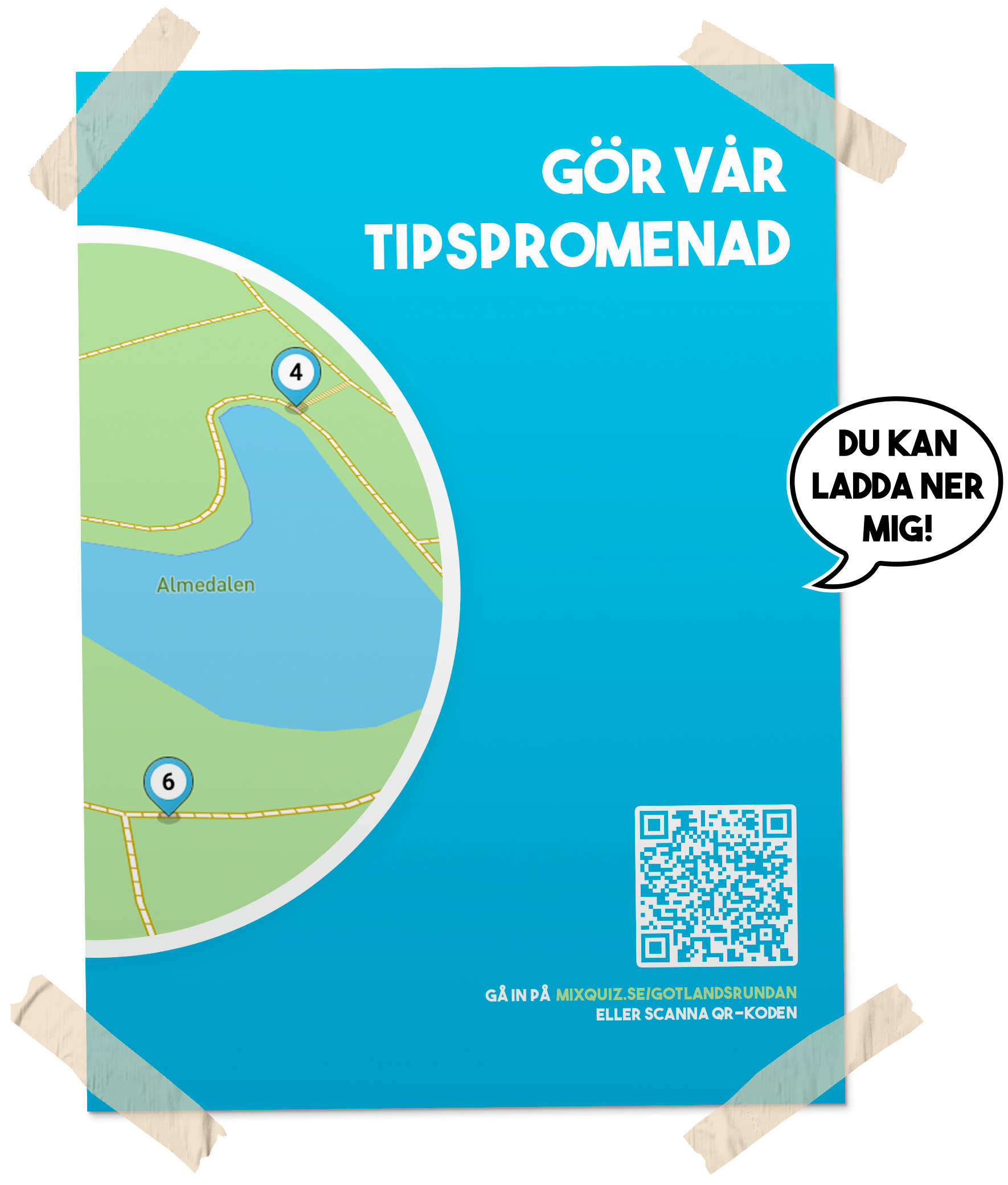 Digital tipspromenad snabbt och enkelt • Mixquiz