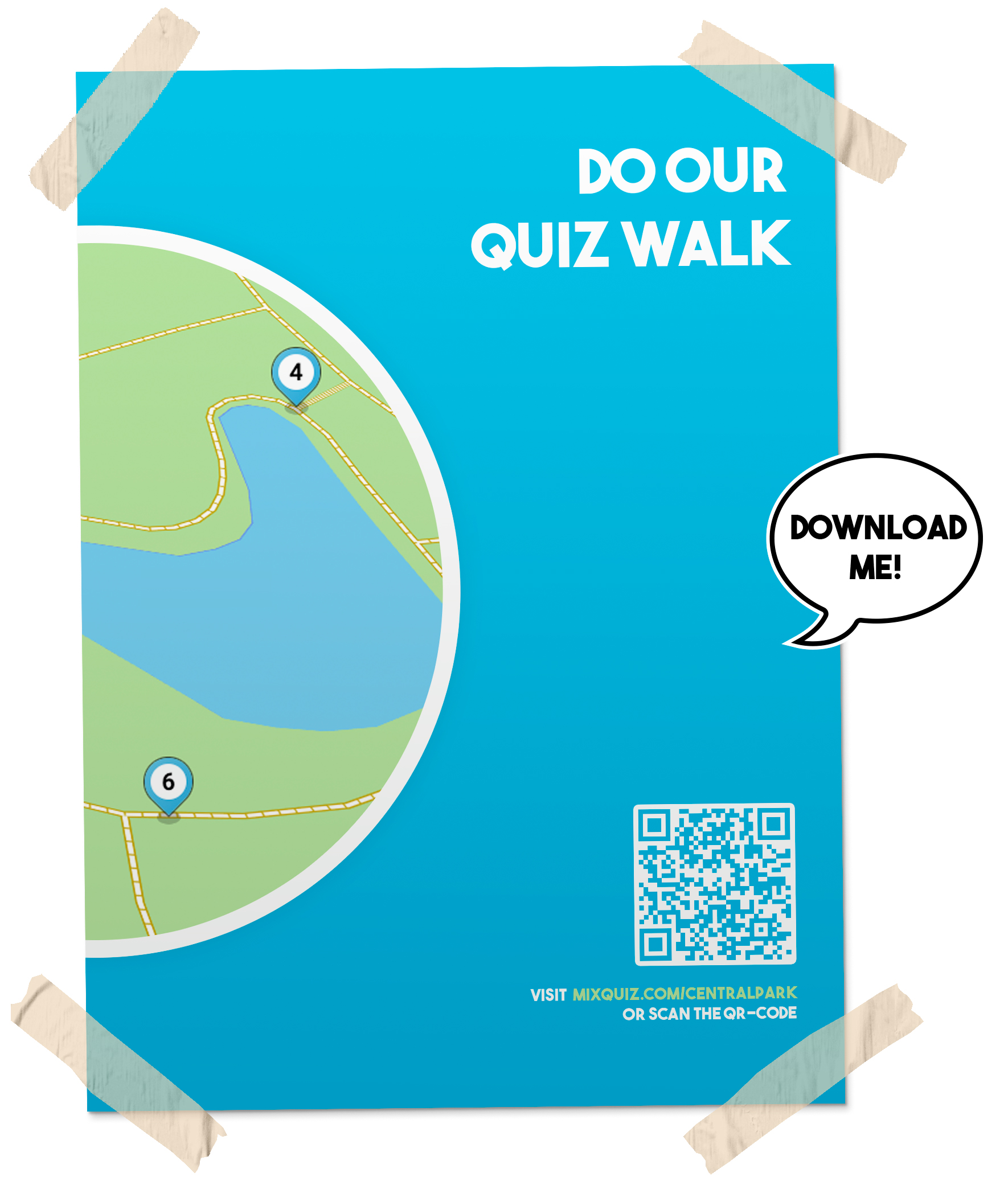 Digital quiz walk quick and easy • Mixquiz